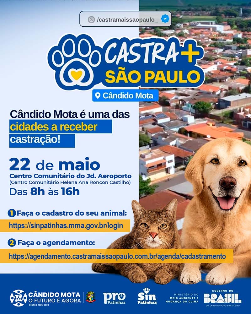 Cândido Mota recebe mutirão de castração gratuita! – O Diário do Vale